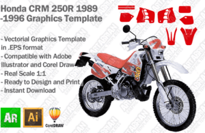 Honda Graphics Templates - Artabrian™ - MX ATV Templates