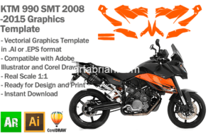 KTM Graphics Templates - Artabrian™ - MX ATV Templates
