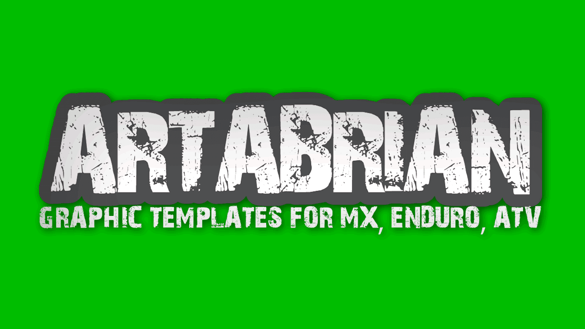 Fantic Graphics Templates - Artabrian™ - MX ATV Templates
